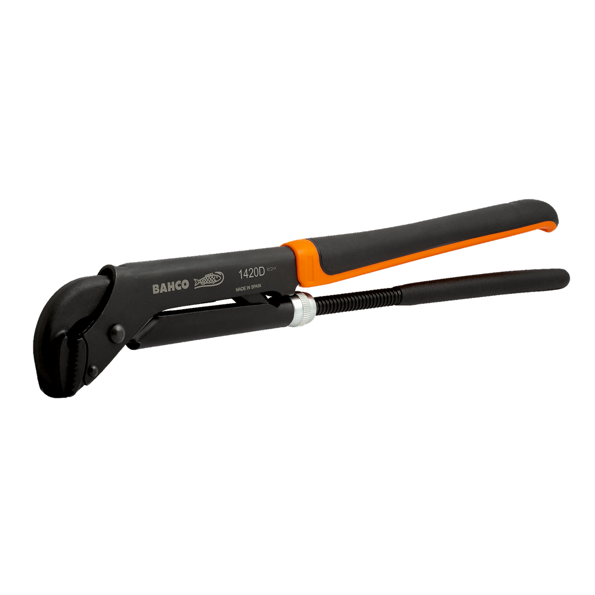 BAHCO 1410D/1420D ERGO Swedish Model 90° Pipe Wrench