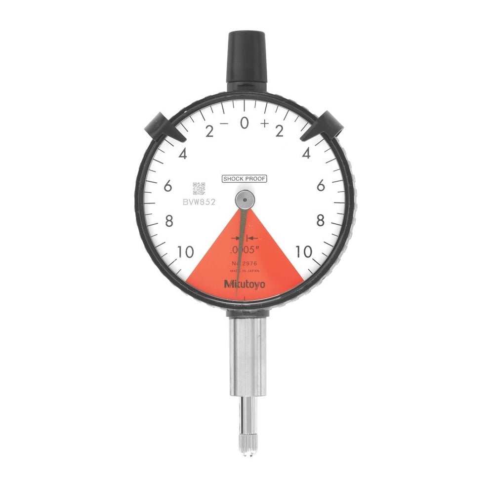 MITUTOYO 2976 One Revolution Dial Indicator Flat Back Inches