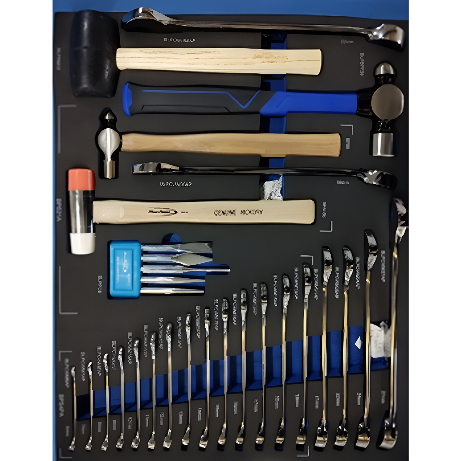 BLUE-POINT BLPF334WT Master Tool Set Foam Cut And Tools 334 Pcs