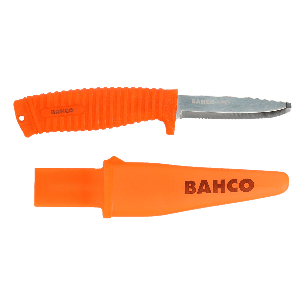 BAHCO 1446-FLOAT Rescue floating Safety knife, Fluorescent Handle