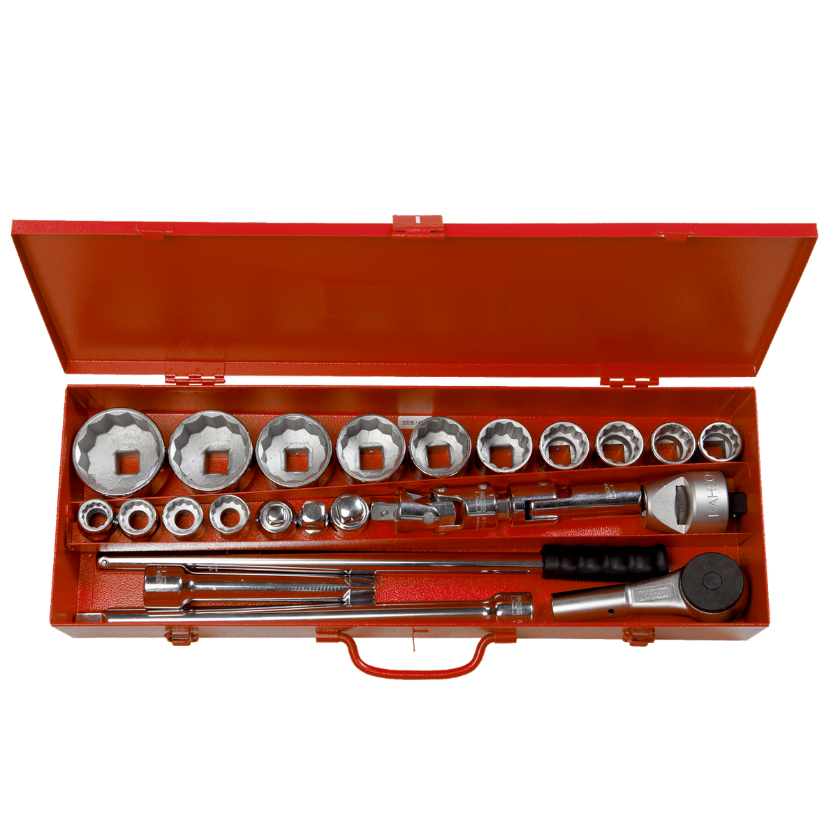 BAHCO 8840M 3/4 Square Drive Socket Set Metric Bi-Hex - 24 Pcs