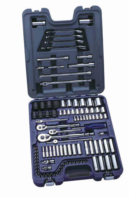 BLUE-POINT BLPATSCM100 1/4" 3/8" 1/2" Socket Wrench Set 100pcs