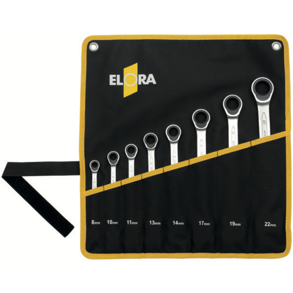 ELORA 204-S8MT Metric Combination Spanner Ratchet (Elora Tools)
